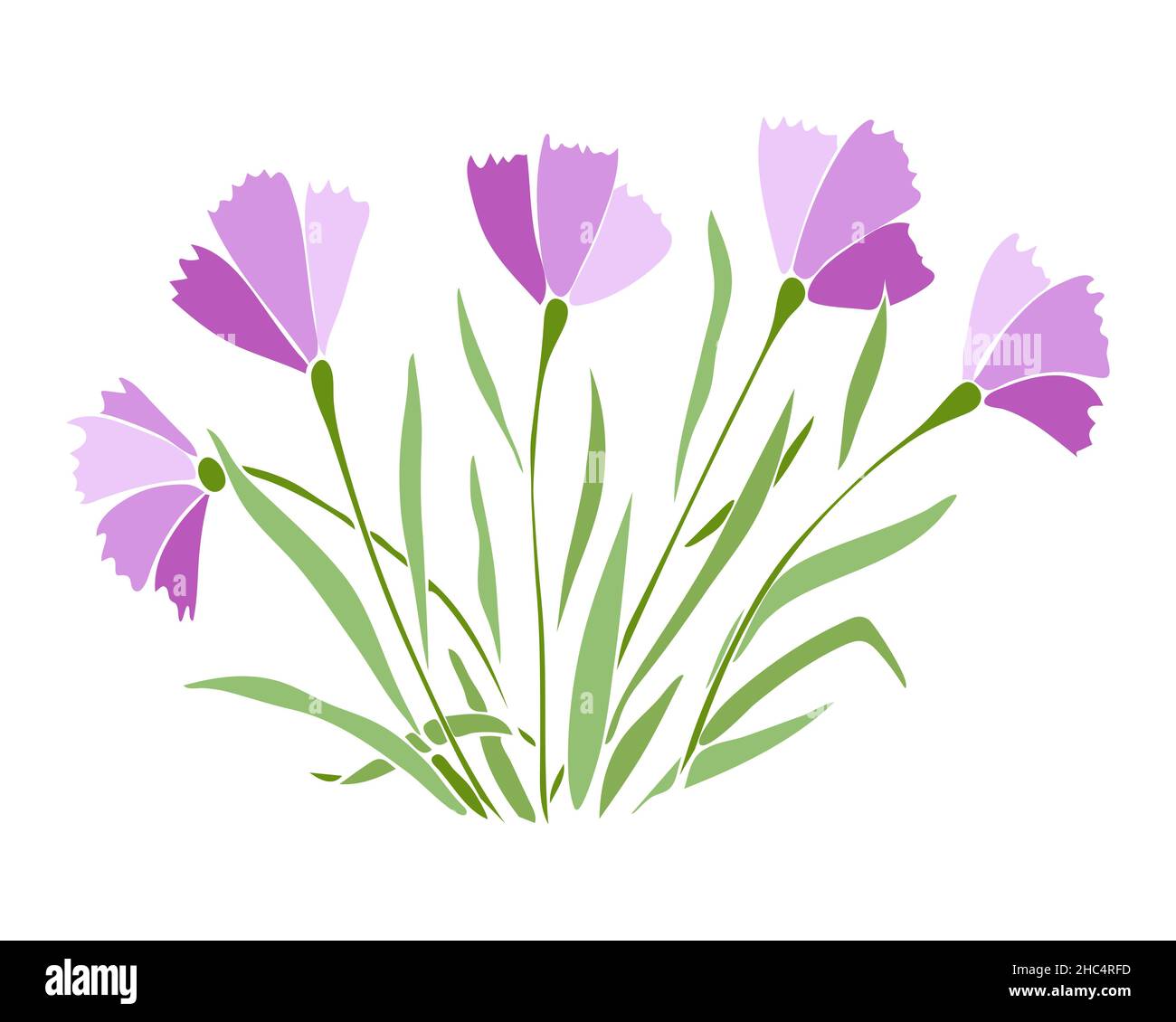 Springtime in pink Stock Vector Images - Alamy