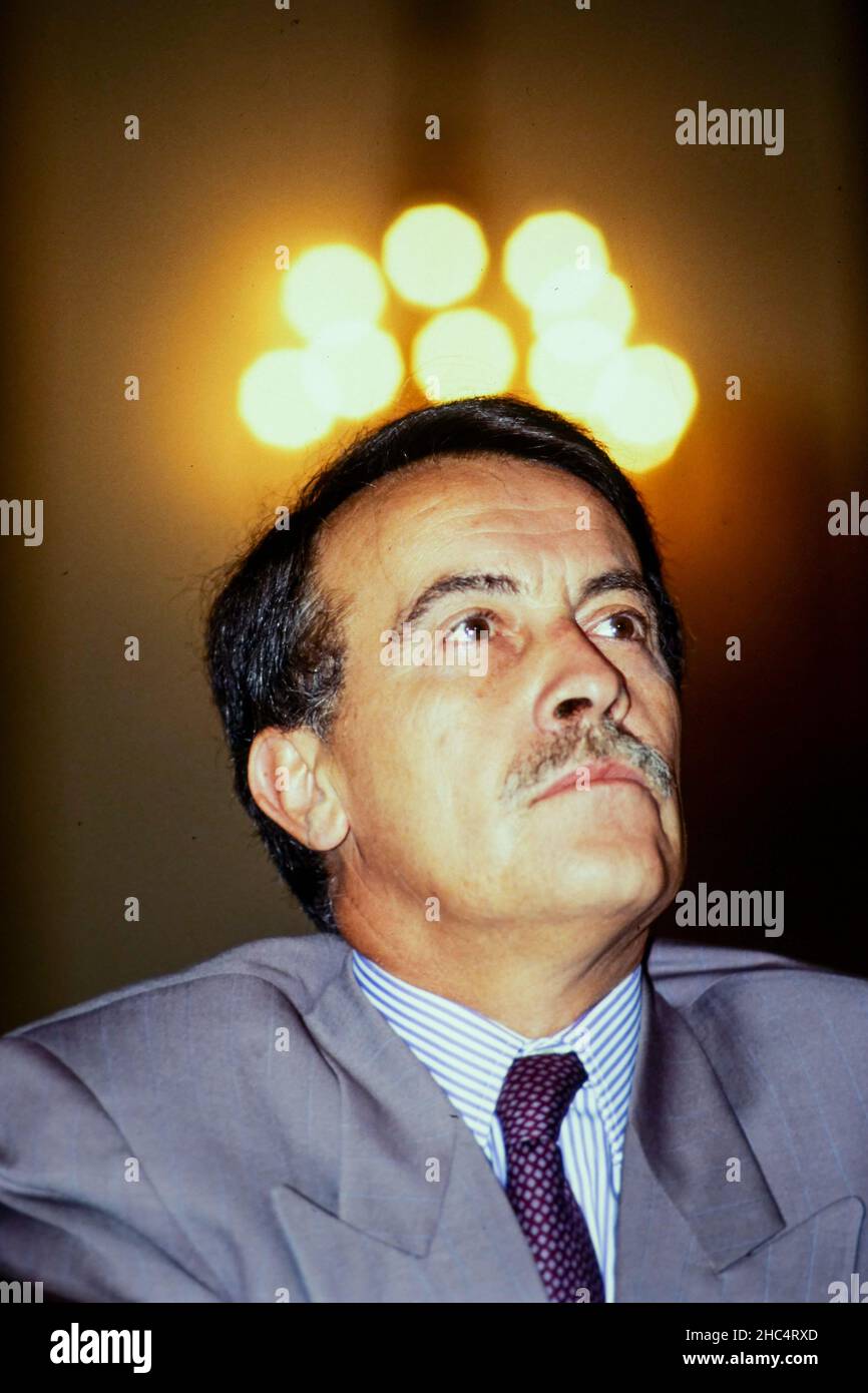 Archives 90ies: Henri Nallet, French Keeper of the Seals, attends ...