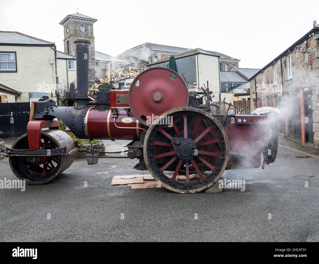 Camborne, Cornwall, UK. 24th Dec, 2021. Several Steam locomotives were ...