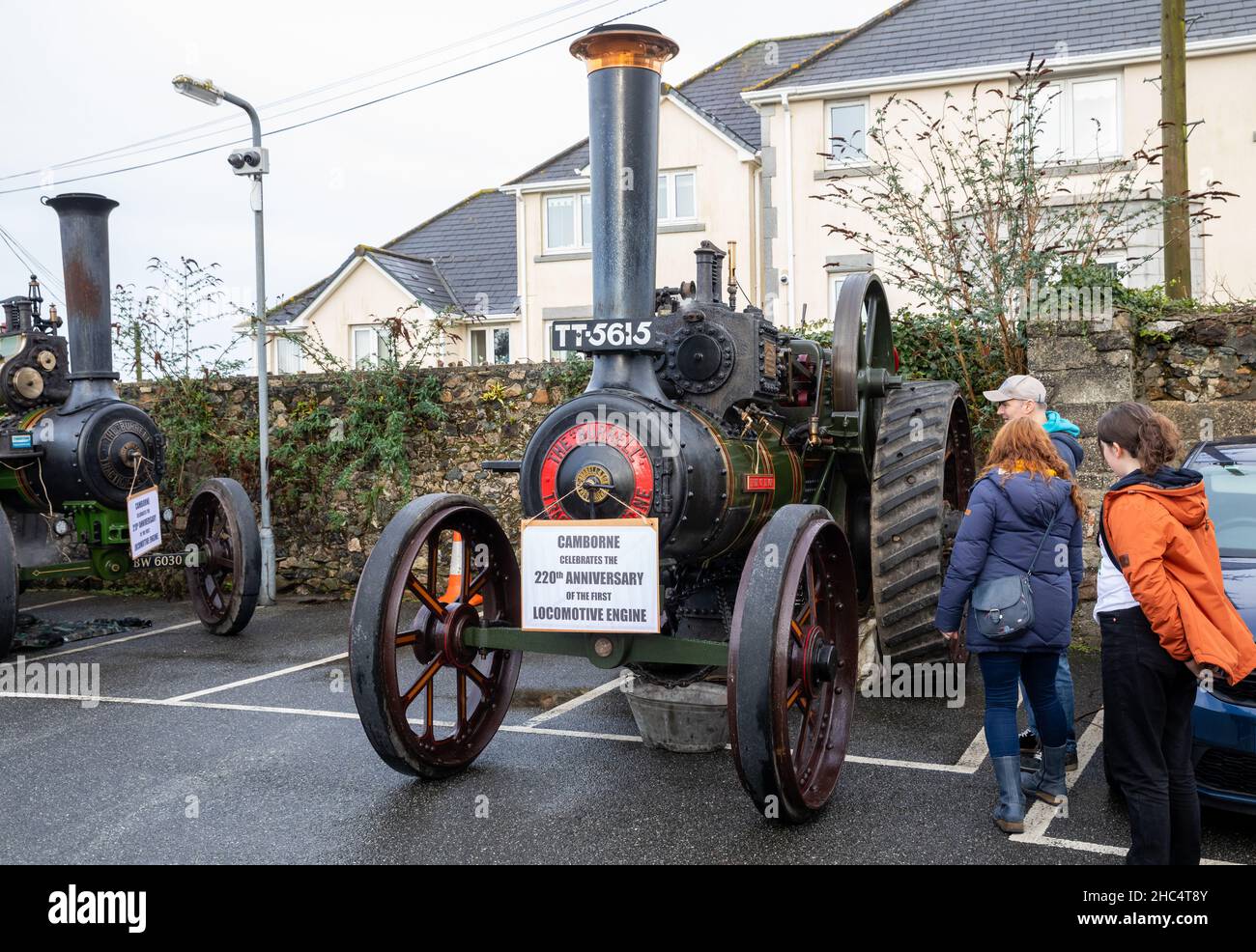 Camborne, Cornwall, UK. 24th Dec, 2021. Several Steam locomotives were ...