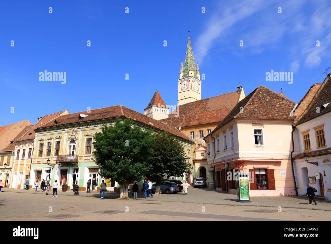 September 6 2021 - Medias, Mediasch in Romania: The Medieval fortified ...