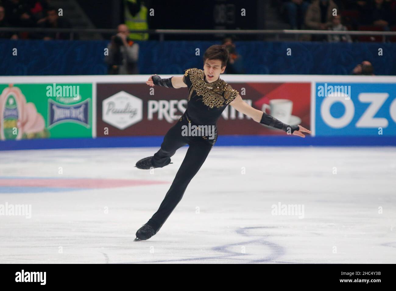 Petr Gumennik of Russia competes in the Men's Free Skating on day two ...