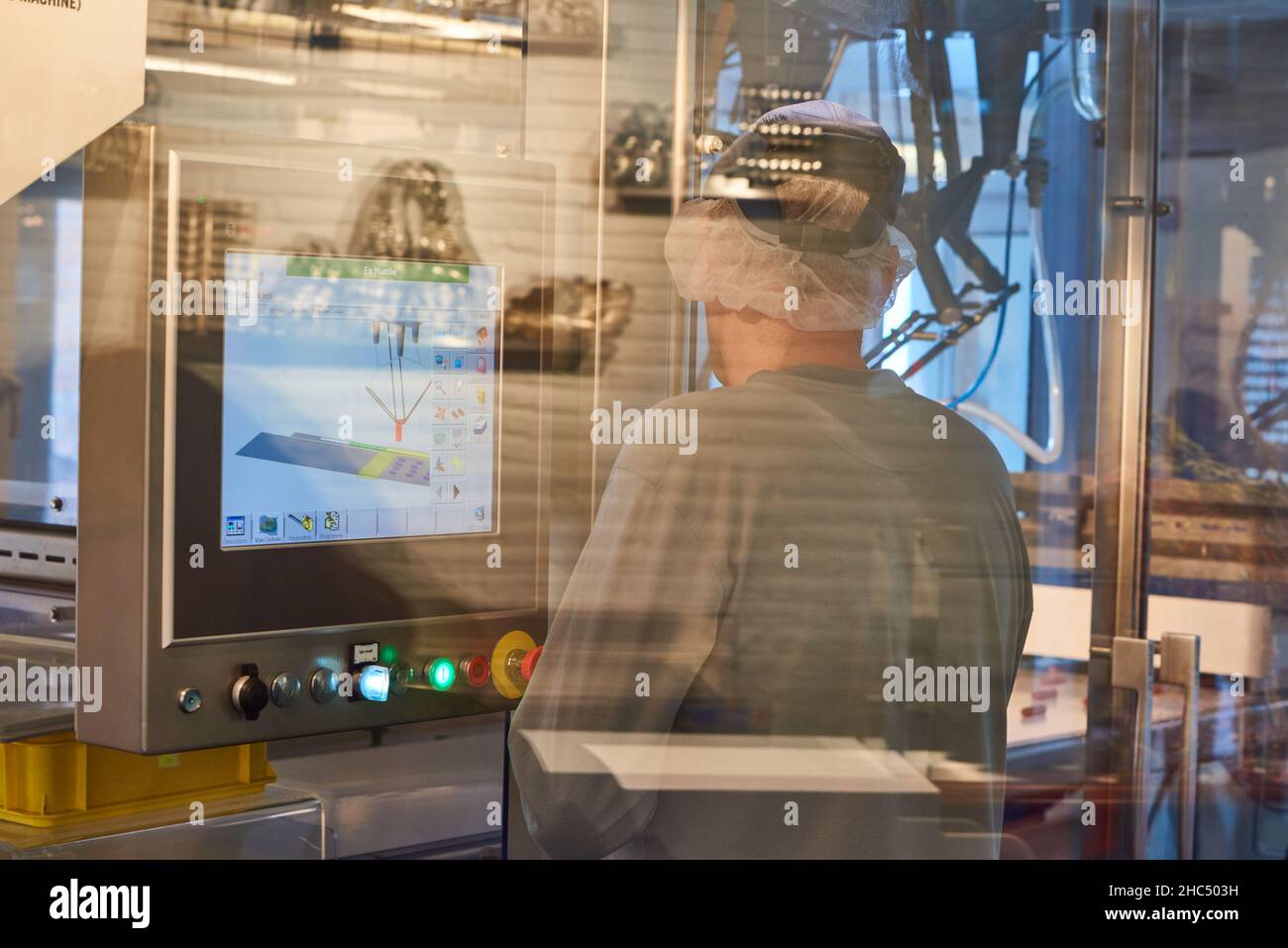 Visiting Maison Cailler chocolate museum in Broc, Switzerland Stock ...