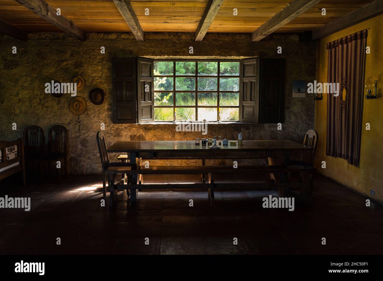 Beautiful shot of the interiors of an old vintage house Stock Photo - Alamy