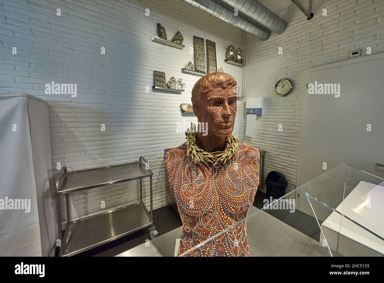 Visiting Maison Cailler chocolate museum in Broc, Switzerland Stock ...