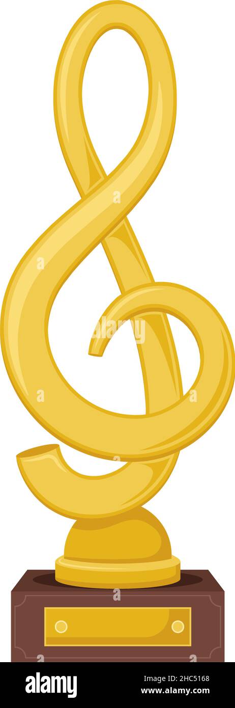 music note trophy award icon Stock Vector Image & Art - Alamy