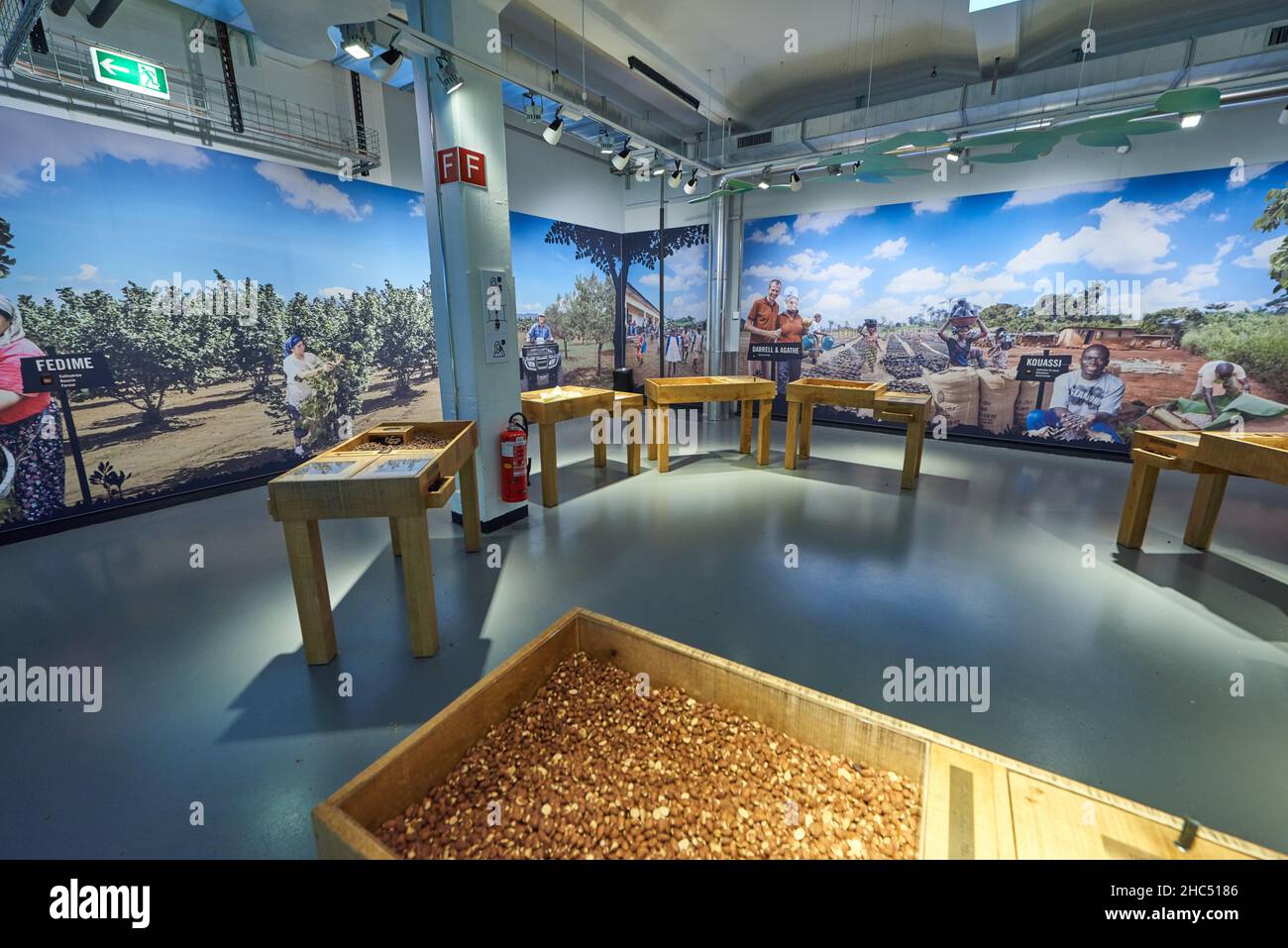 Exposition fragment from Maison Cailler chocolate museum in Broc ...