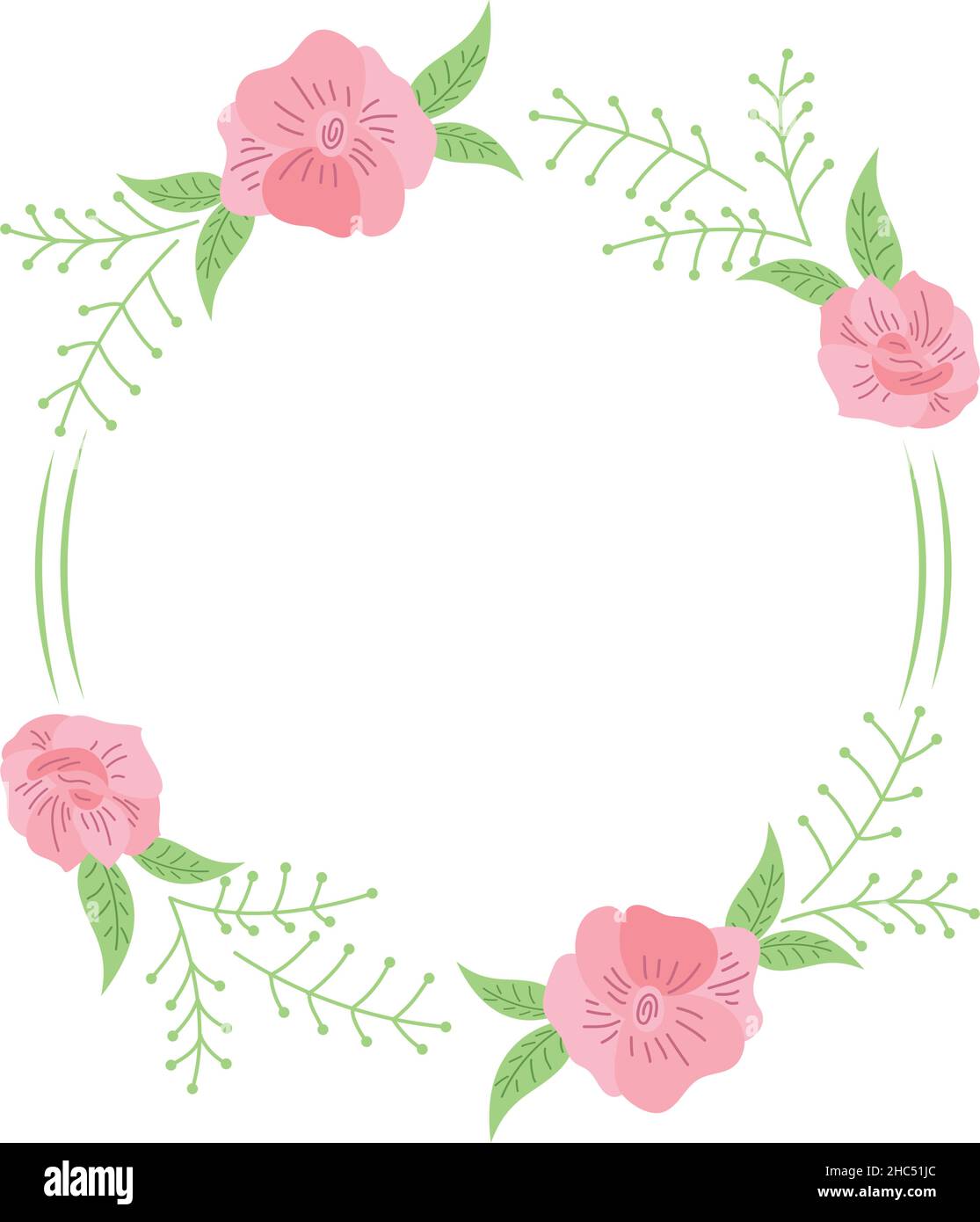 Circular rose Cut Out Stock Images & Pictures - Alamy