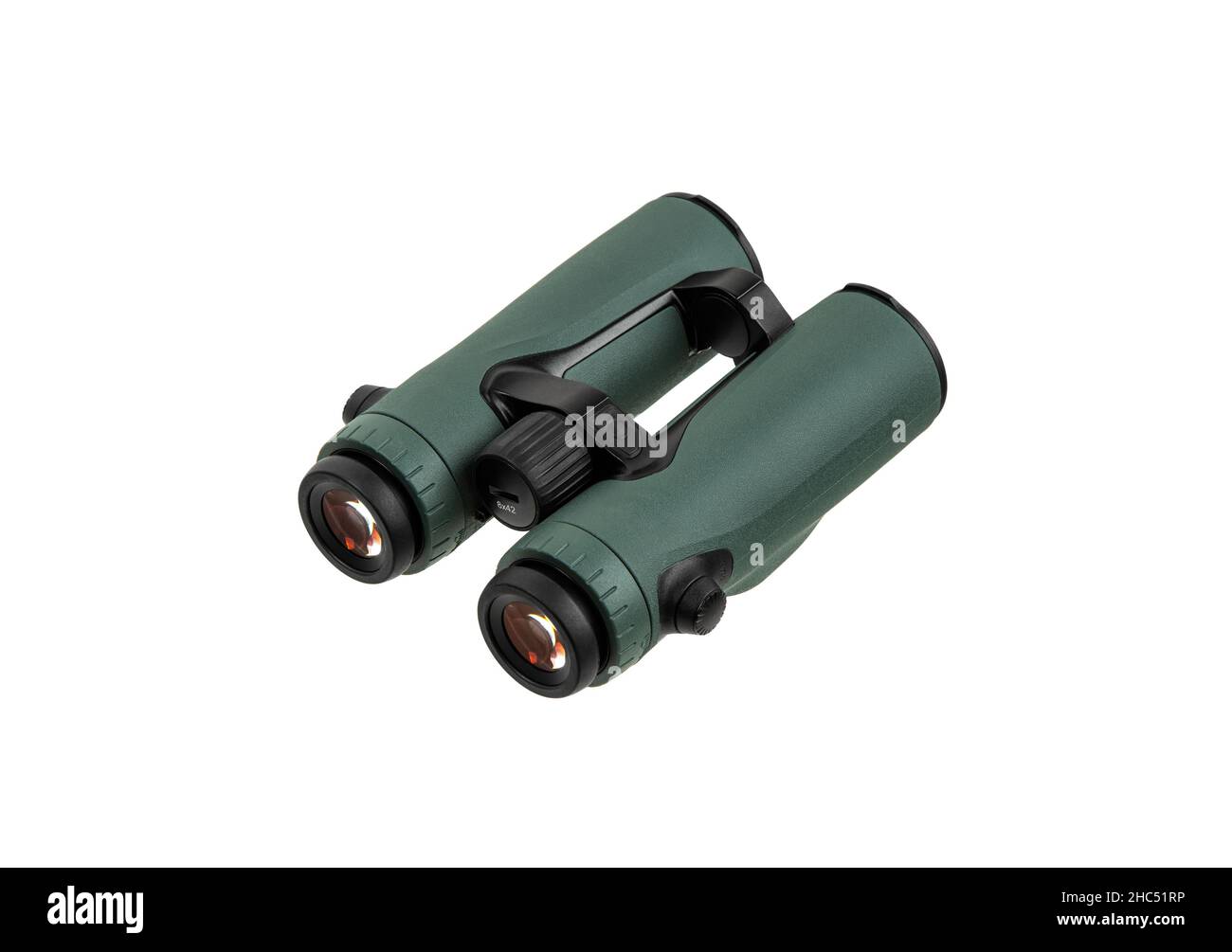 Modern binoculars isolate on white background. Surveillance device ...