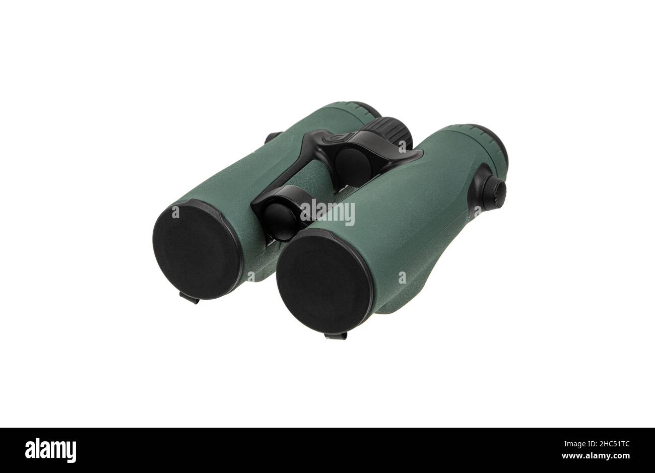 Modern binoculars isolate on white background. Surveillance device ...