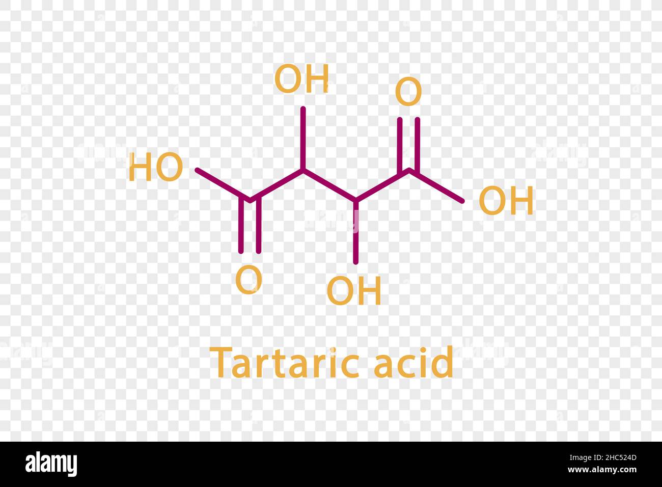 Tartaric acid chemical formula. Tartaric acid structural chemical ...