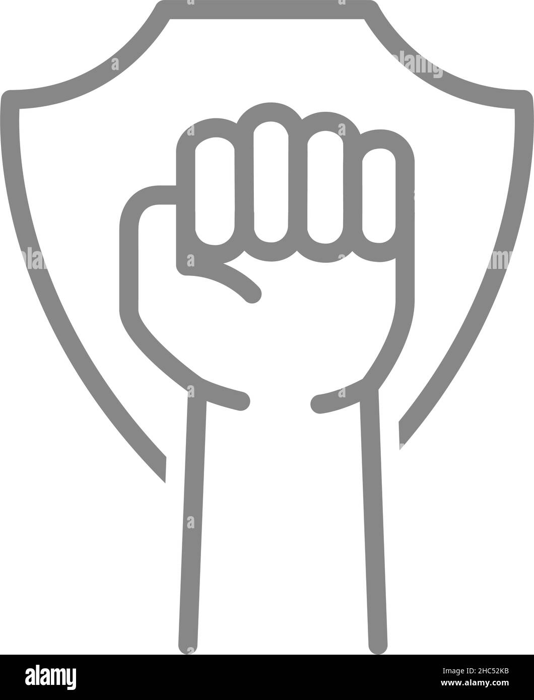 Protesting hand Black and White Stock Photos & Images - Alamy