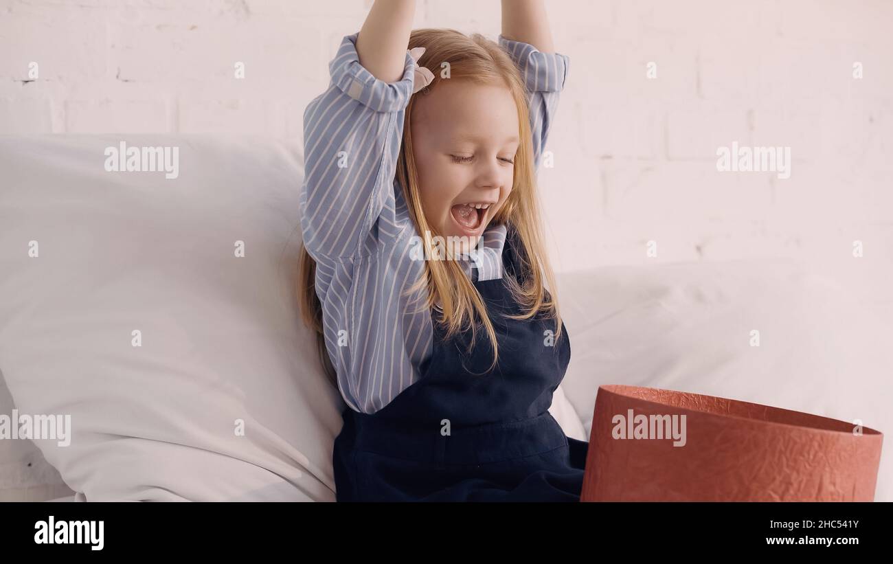 Excited kid hi-res stock photography and images - Alamy