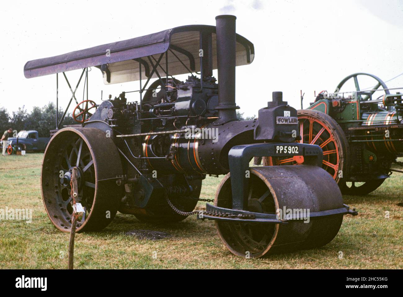 A traction engine rally at Brixworth in 1971 Stock Photo - Alamy