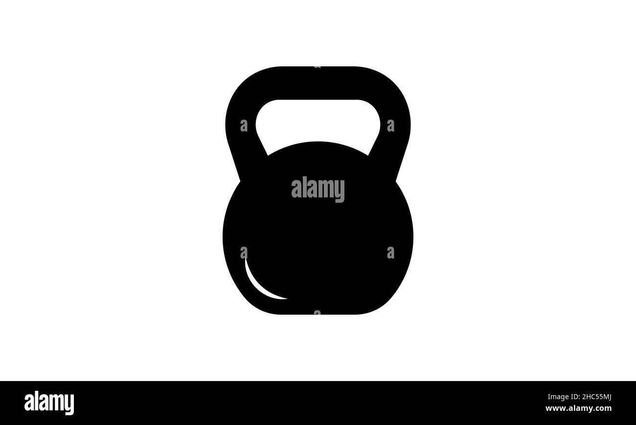 Kettleball weight icon,Sport and fitness weight symbol. Vector ...