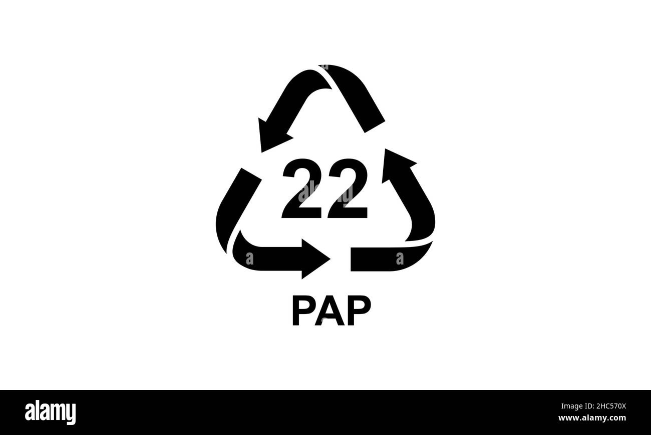 Paper recycling code cardboard paper for industrial marking of paper ...