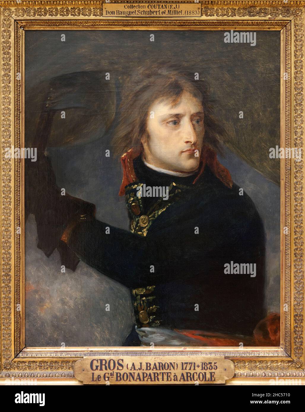 Bonaparte au pont d'Arcole, Portrait de Napoleon Bonaparte (1769-1821 ...