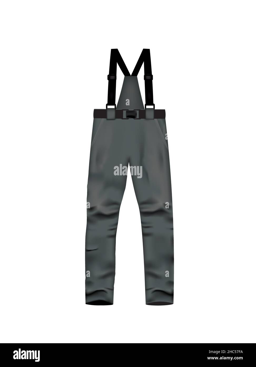Grey ski pants. vector illustration Stock Vector Image & Art - Alamy