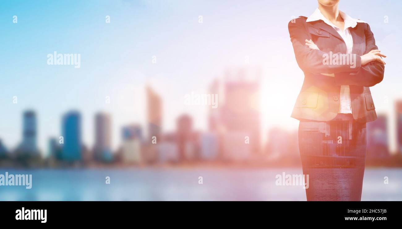 Confident business leader Stock Photo - Alamy
