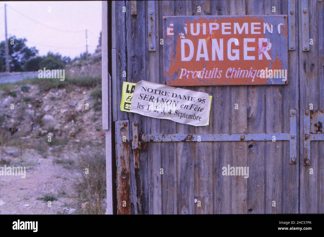 Equipment Danger Chemical Product Stock Photo - Alamy