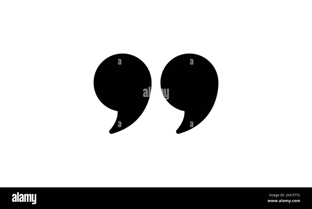 Double quote Cut Out Stock Images & Pictures - Alamy