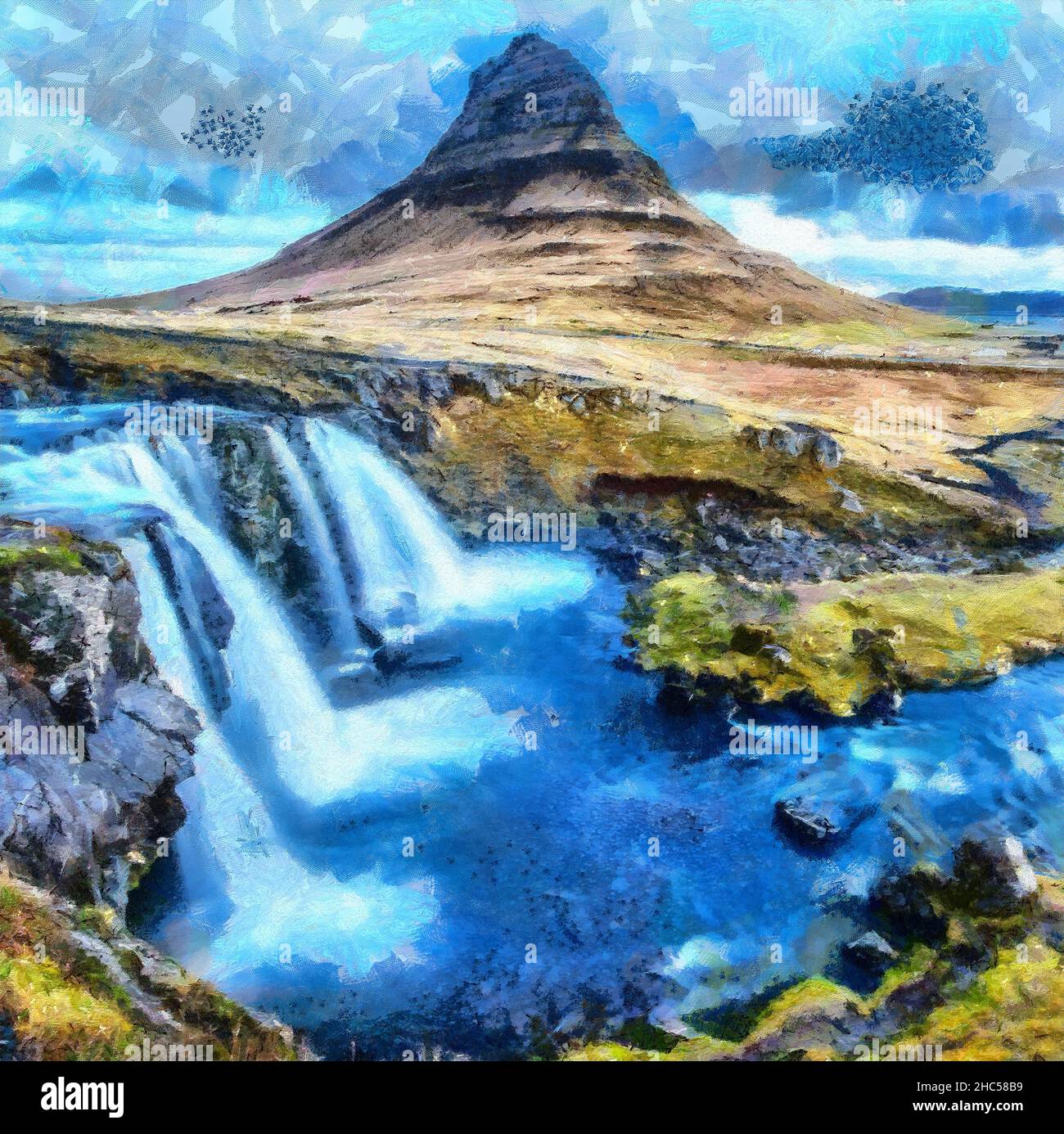 Beautiful views of nature. Famous touristic places. Colorful landscape ...