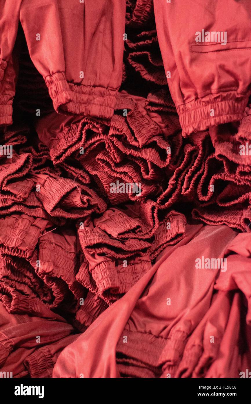 Red tracksuit hi-res stock photography and images - Alamy