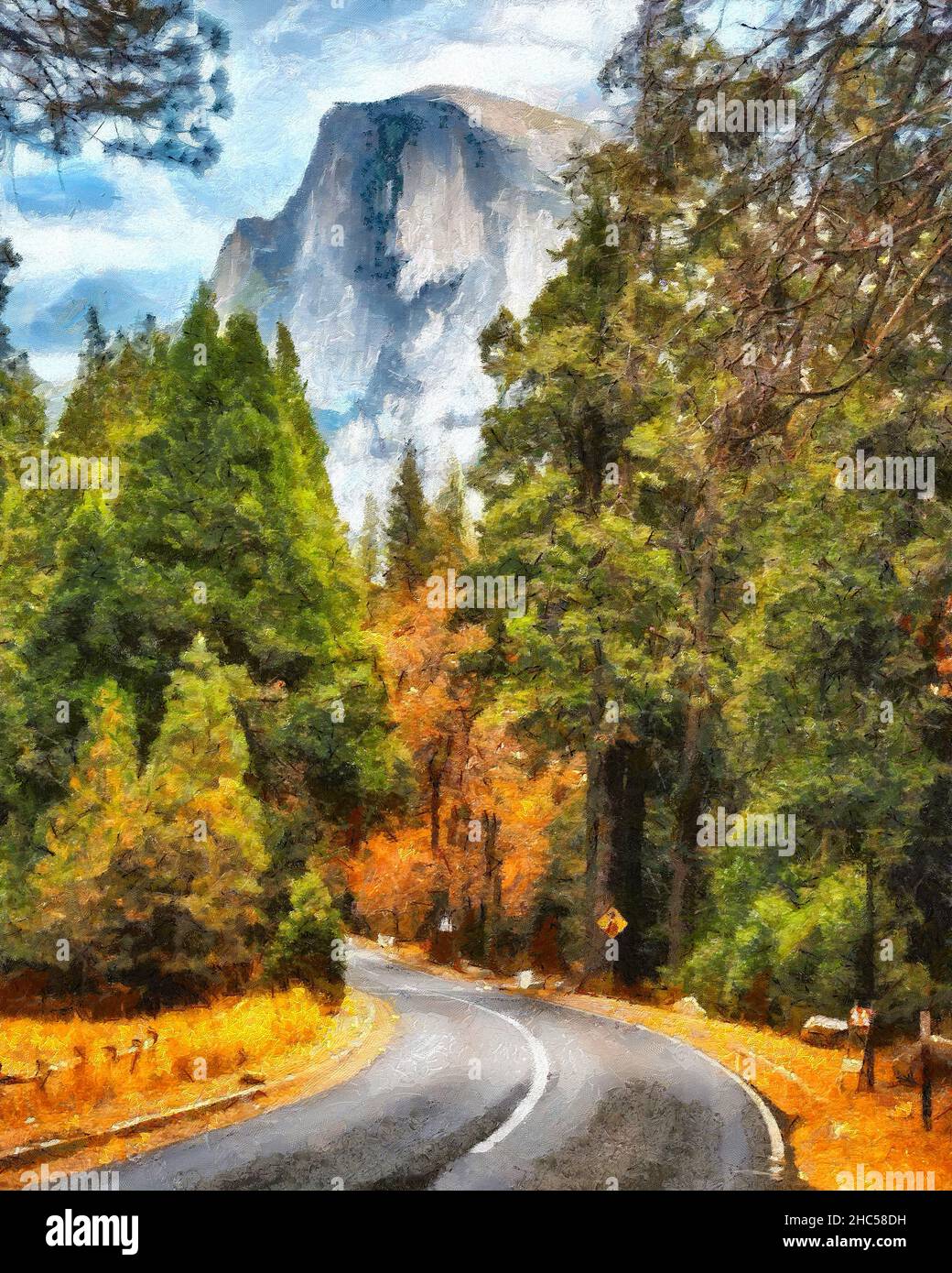 Beautiful views of nature. Famous touristic places. Colorful landscape ...