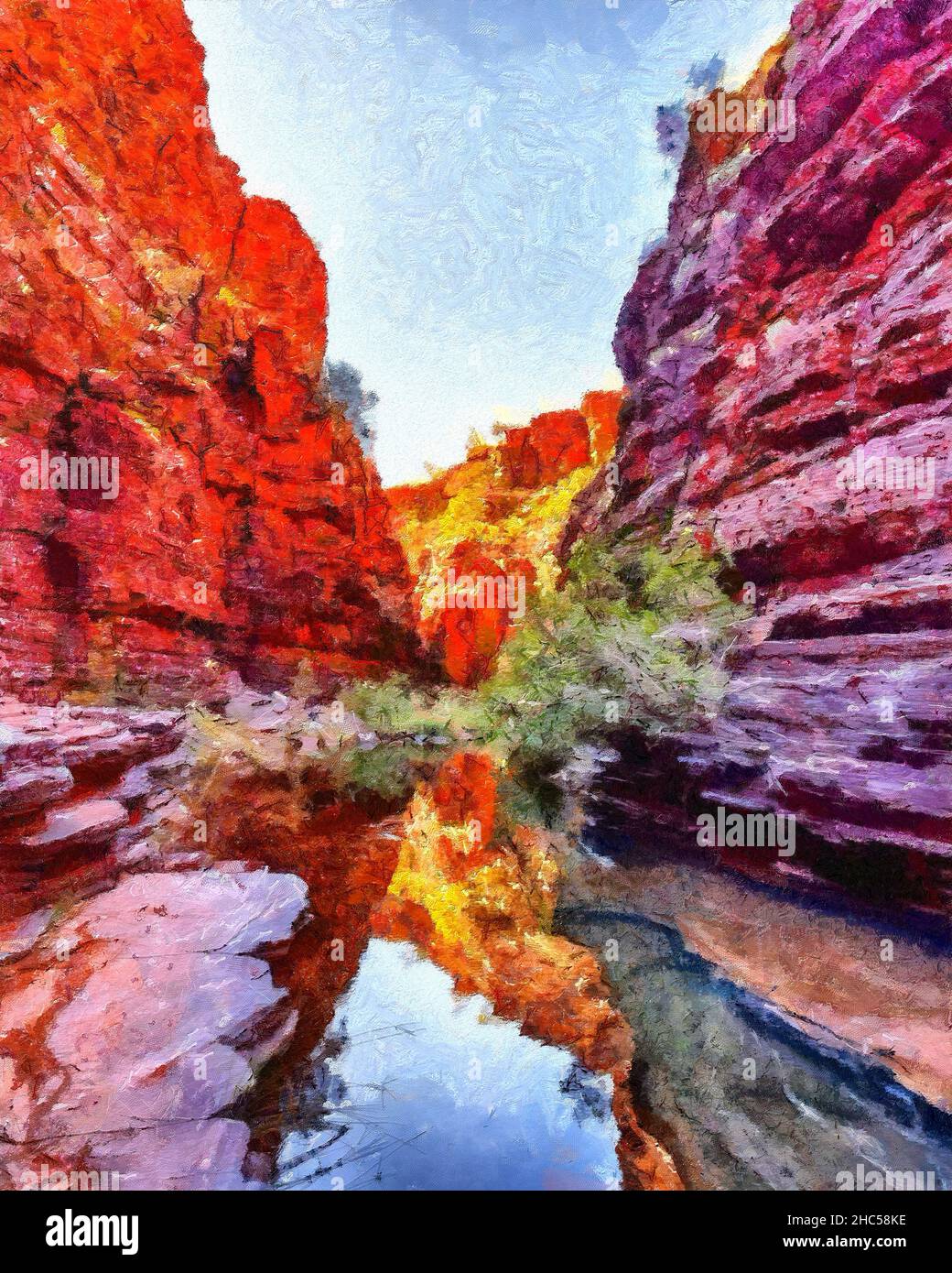 Beautiful views of nature. Famous touristic places. Colorful landscape ...