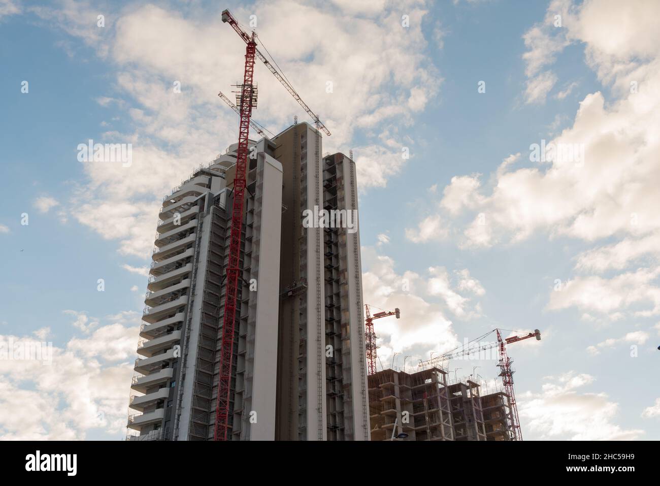 Construction of new residential high-rise buildings Stock Photo - Alamy