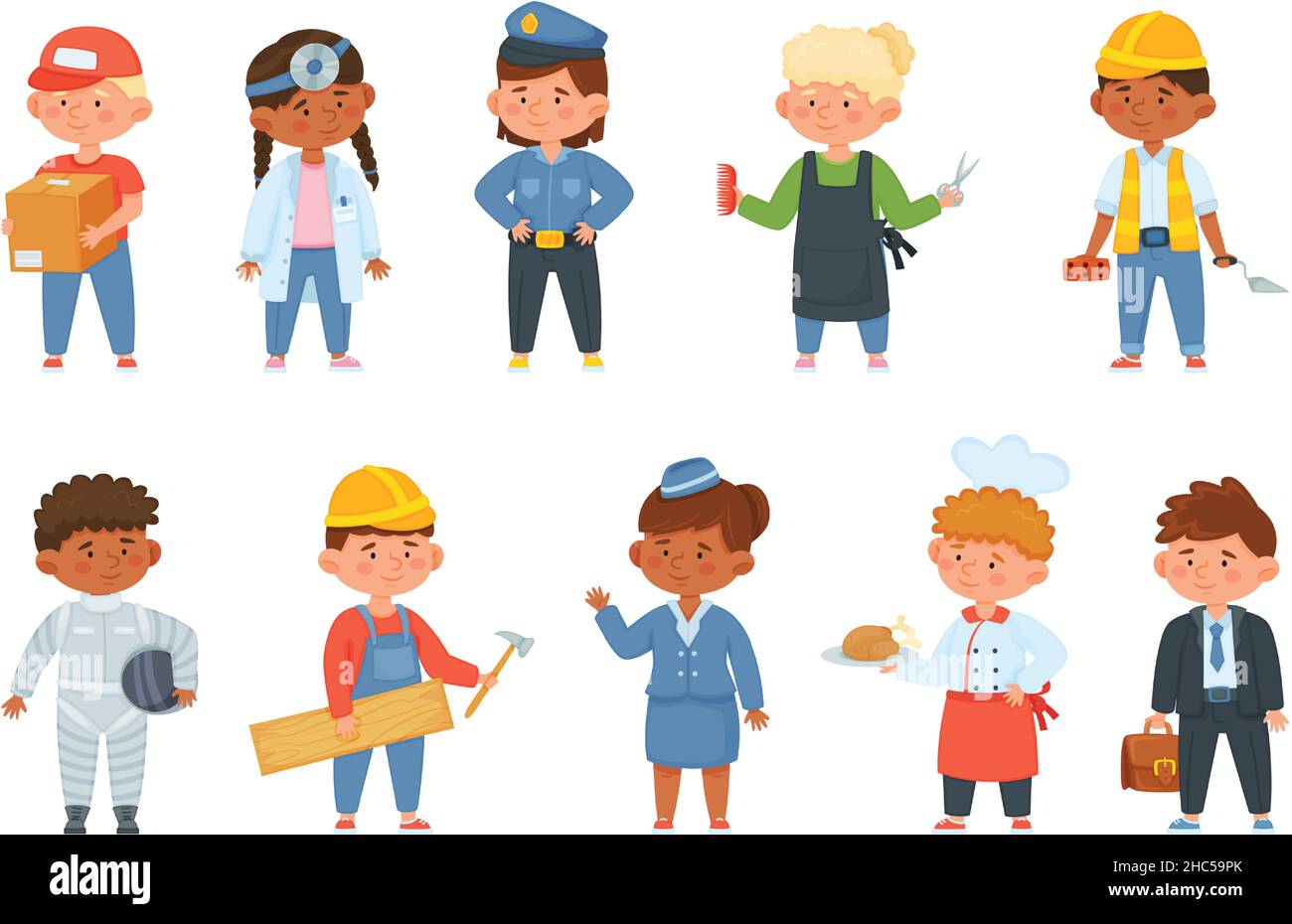 Girl kid uniform medical Stock Vector Images - Alamy