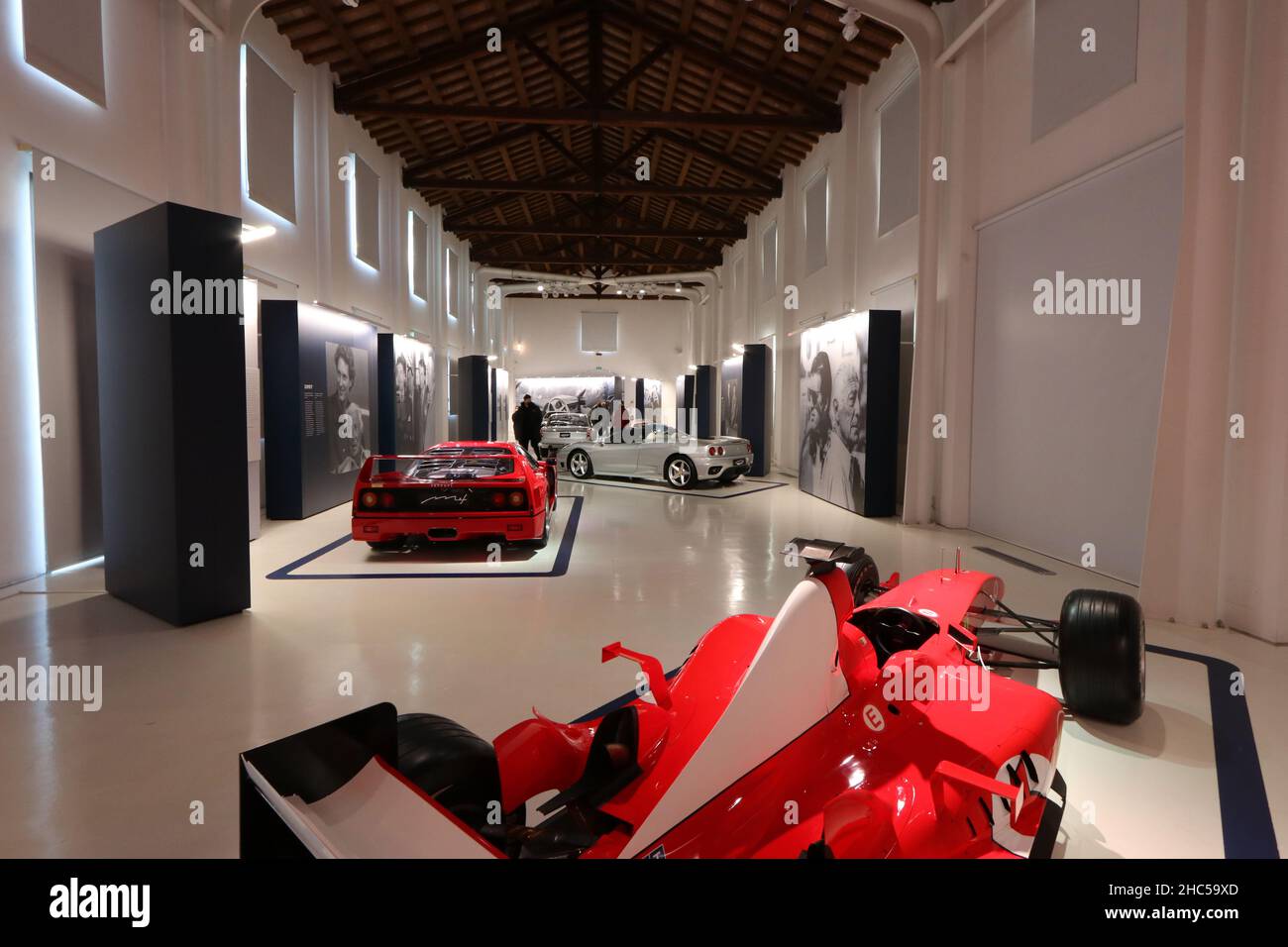 Modena, Italy, December 2021, MEF Ferrari Museum birth home of Enzo ...