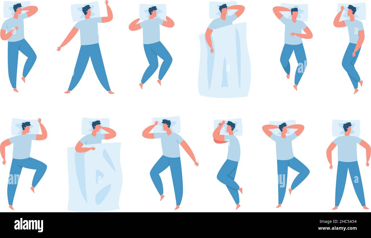 Young man sleeping in back Cut Out Stock Images & Pictures - Alamy