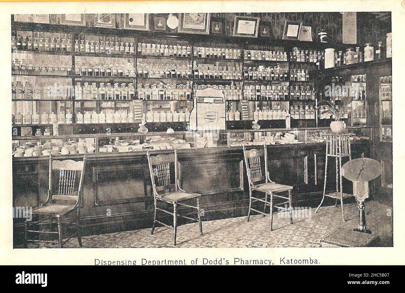 Early 1900s Pharmacy High Resolution Stock Photography and Images - Alamy