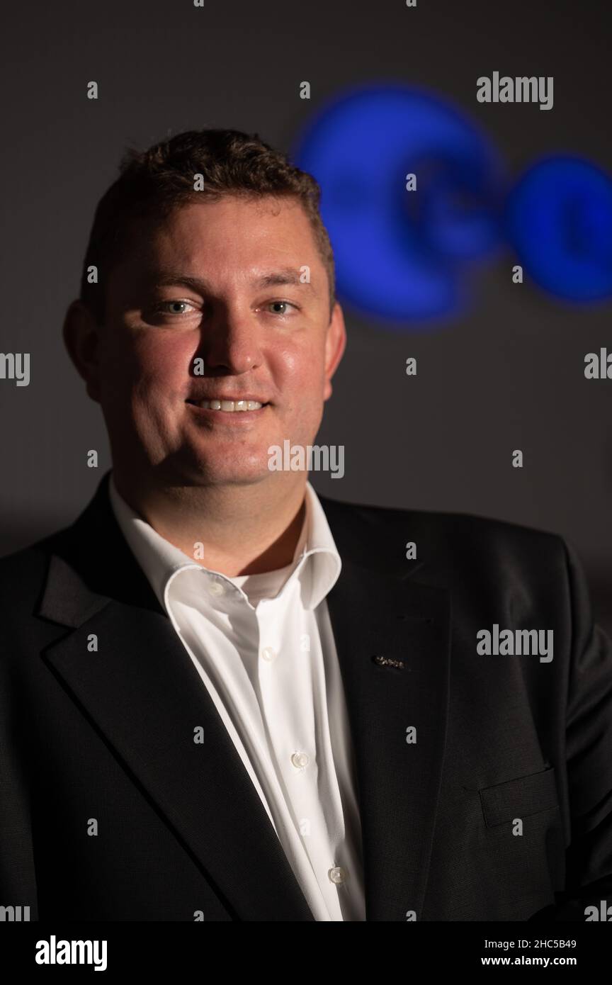 Darmstadt, Germany. 21st Dec, 2021. Simon Plum, Head of Mission ...