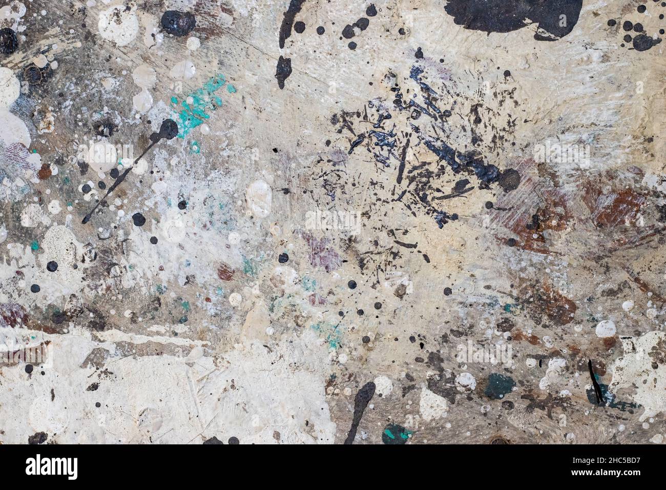 Wooden board with abstract random paint for texture background Stock ...