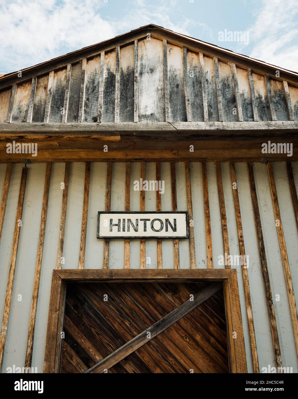 Old Hinton sign in Hinton, West Virginia Stock Photo - Alamy