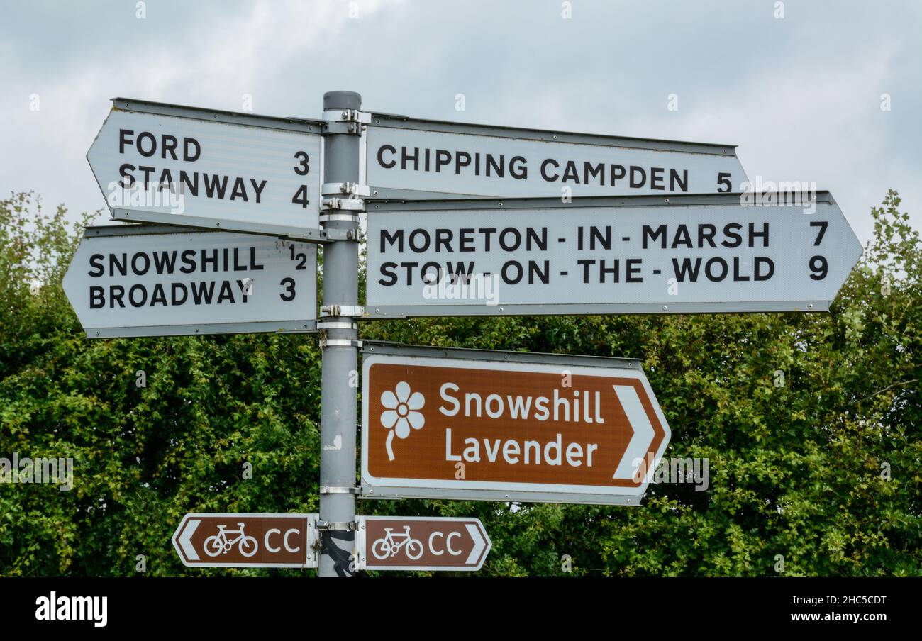 The attractive Cotswold village of Snowshill, Gloucestershire Stock ...