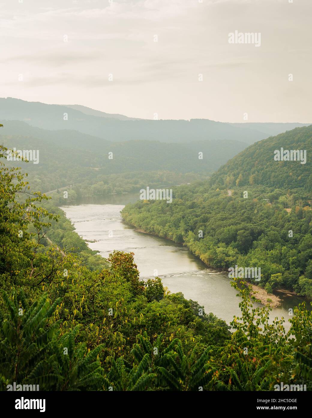 View of the New River Gorge in West Virginia Stock Photo - Alamy