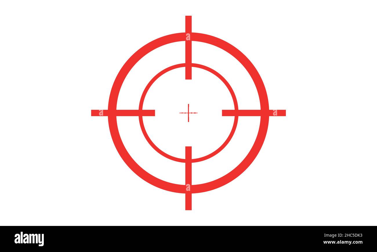 Focus target vector isolated icon on white background,Target goal icon ...