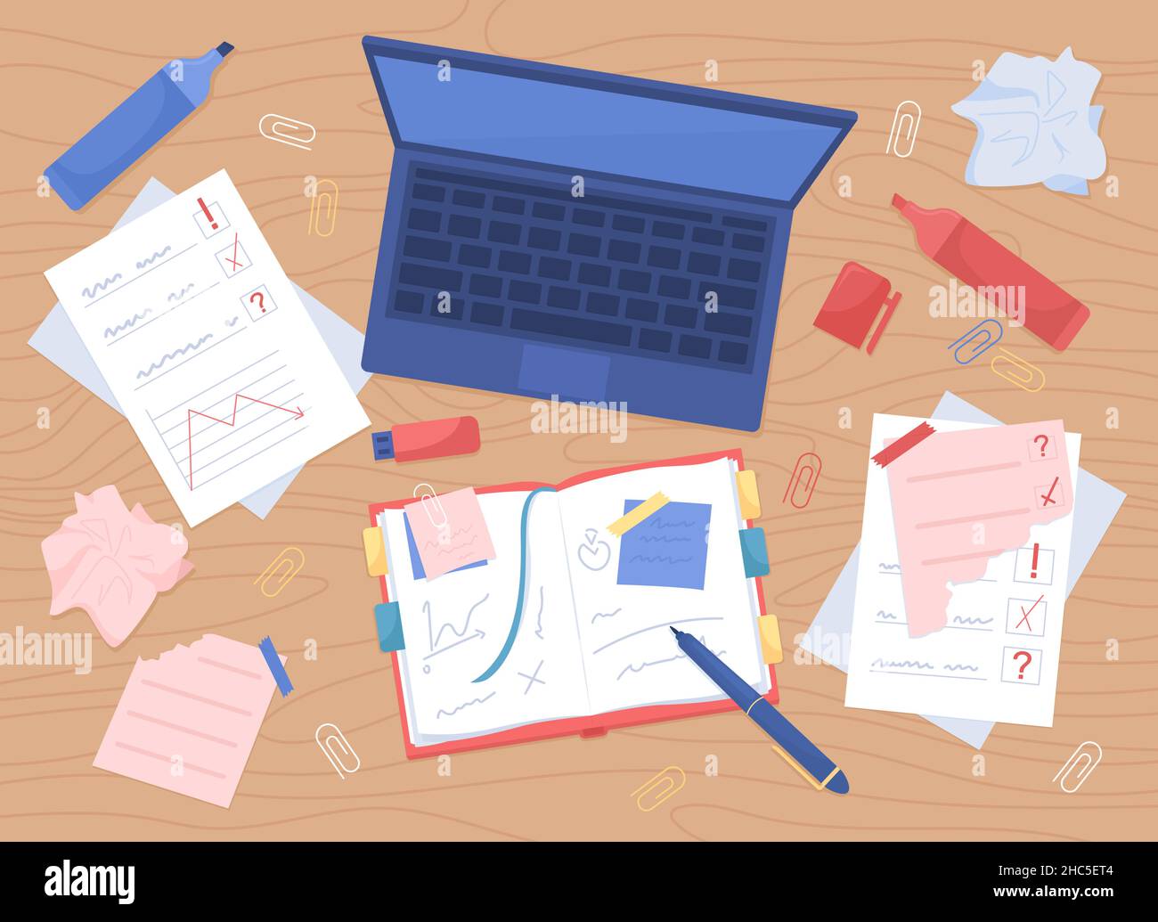 Deskspace Stock Vector Images - Alamy