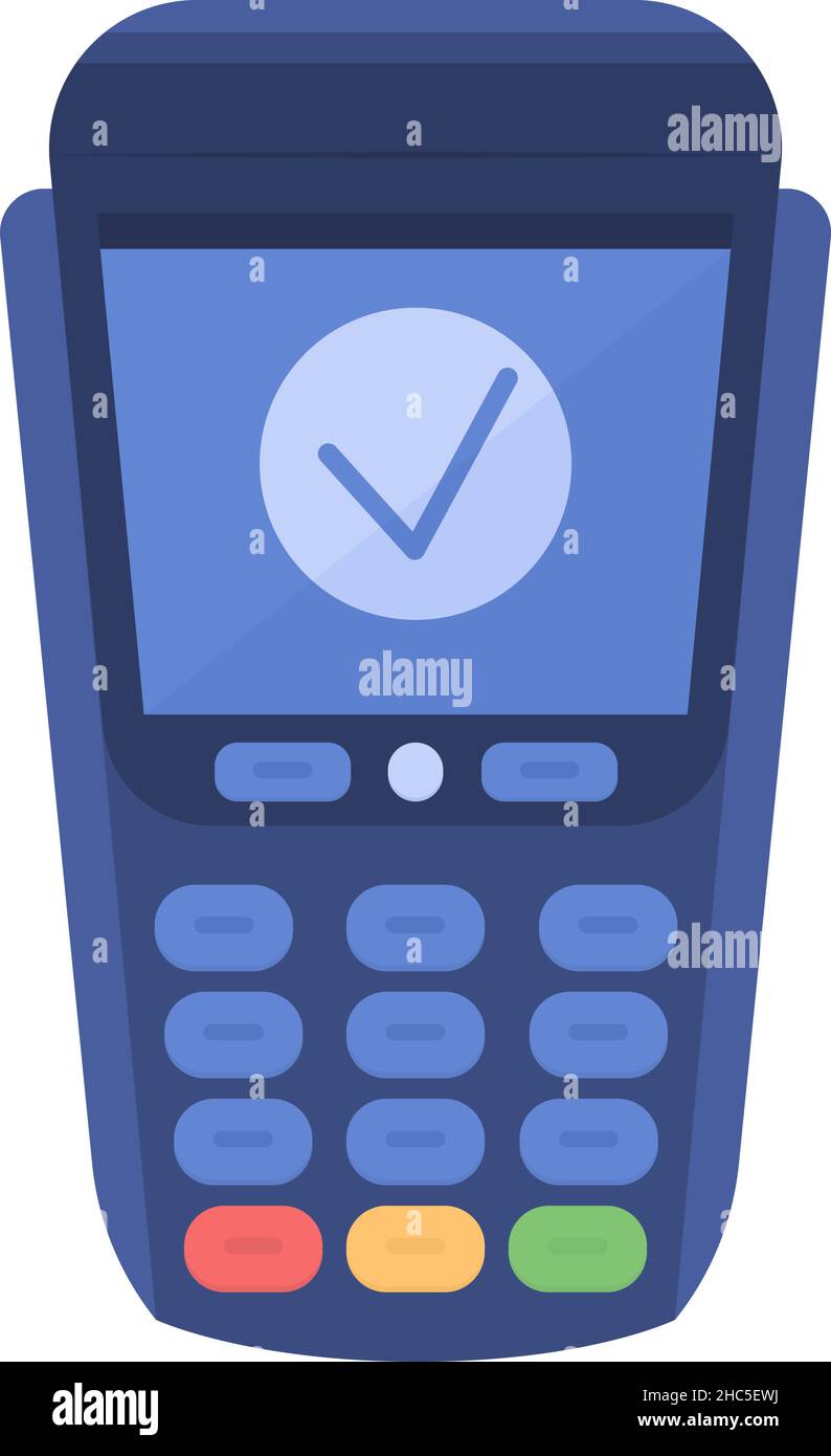 Top view payment terminal Stock Vector Images - Alamy