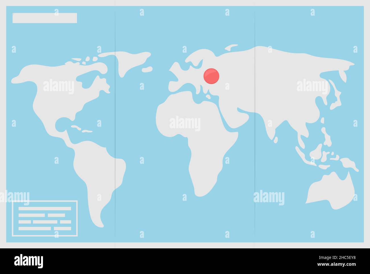 Worldwide map semi flat color vector object Stock Vector Image & Art - Alamy