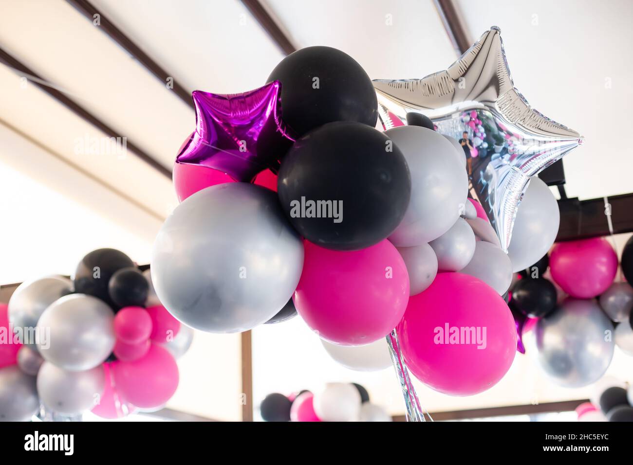 Ceiling streamers hi-res stock photography and images - Alamy