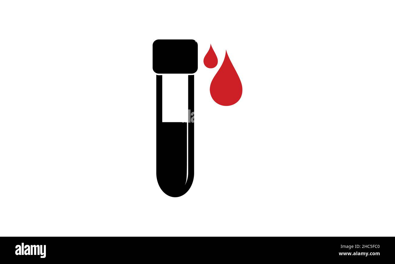 Holding blood test tube Stock Vector Images - Alamy