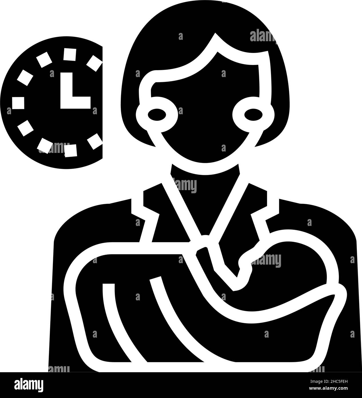 babysitter for newborns glyph icon vector illustration Stock Vector Image & Art - Alamy