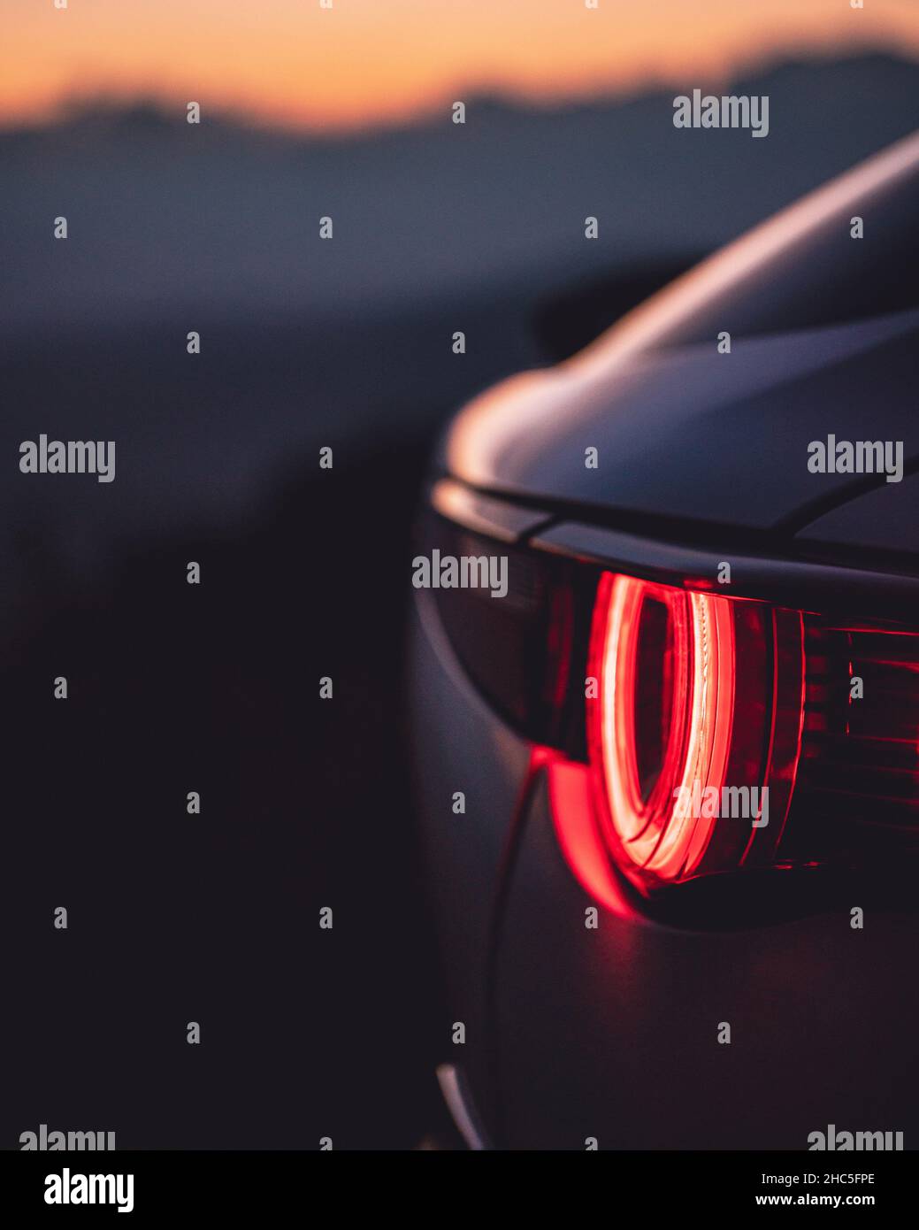 Country road at backlight hi-res stock photography and images - Alamy