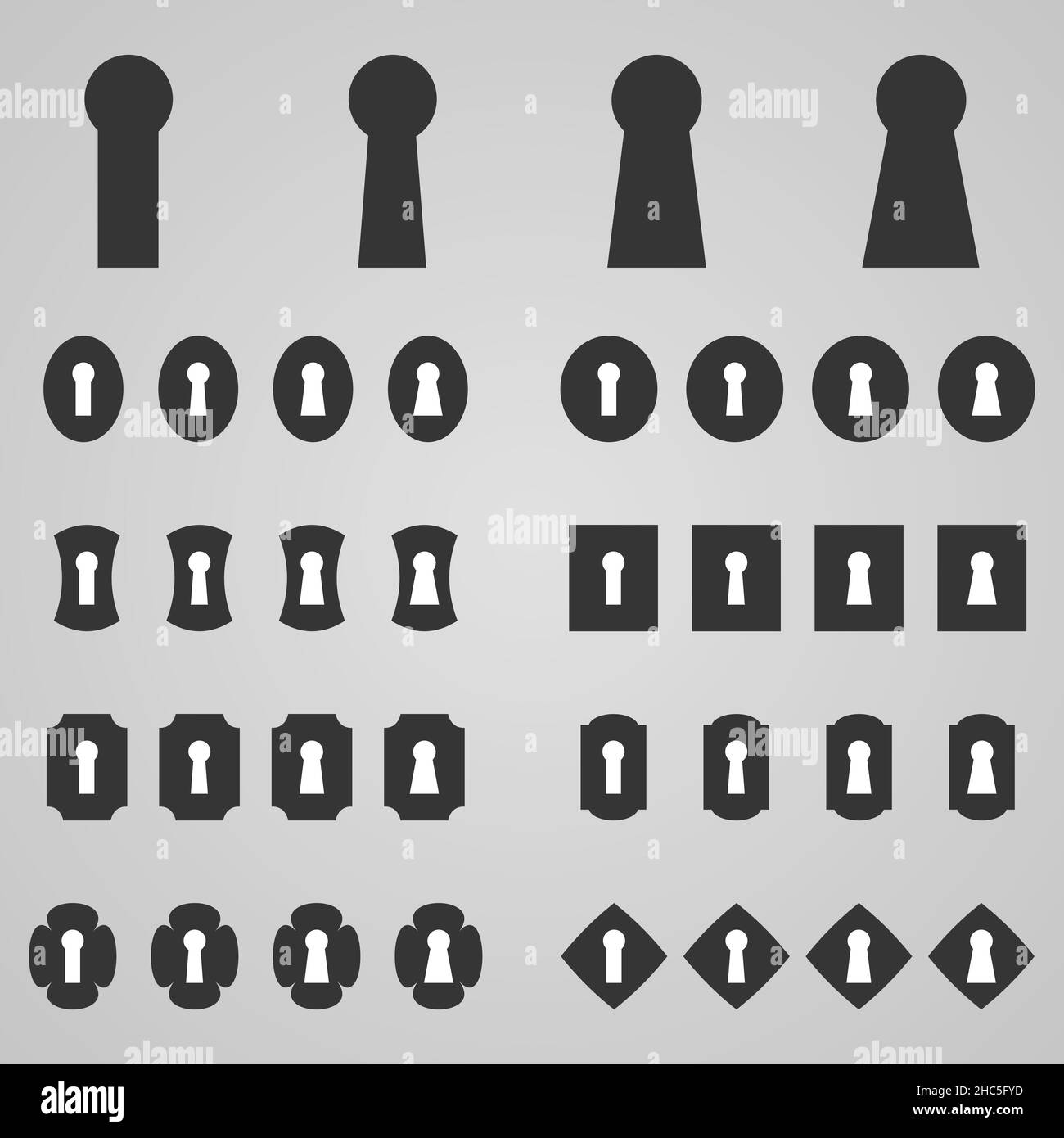 Open close vector design Stock Vector Images - Alamy