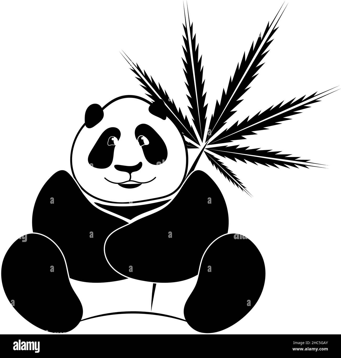 Panda punk Stock Vector Images - Alamy