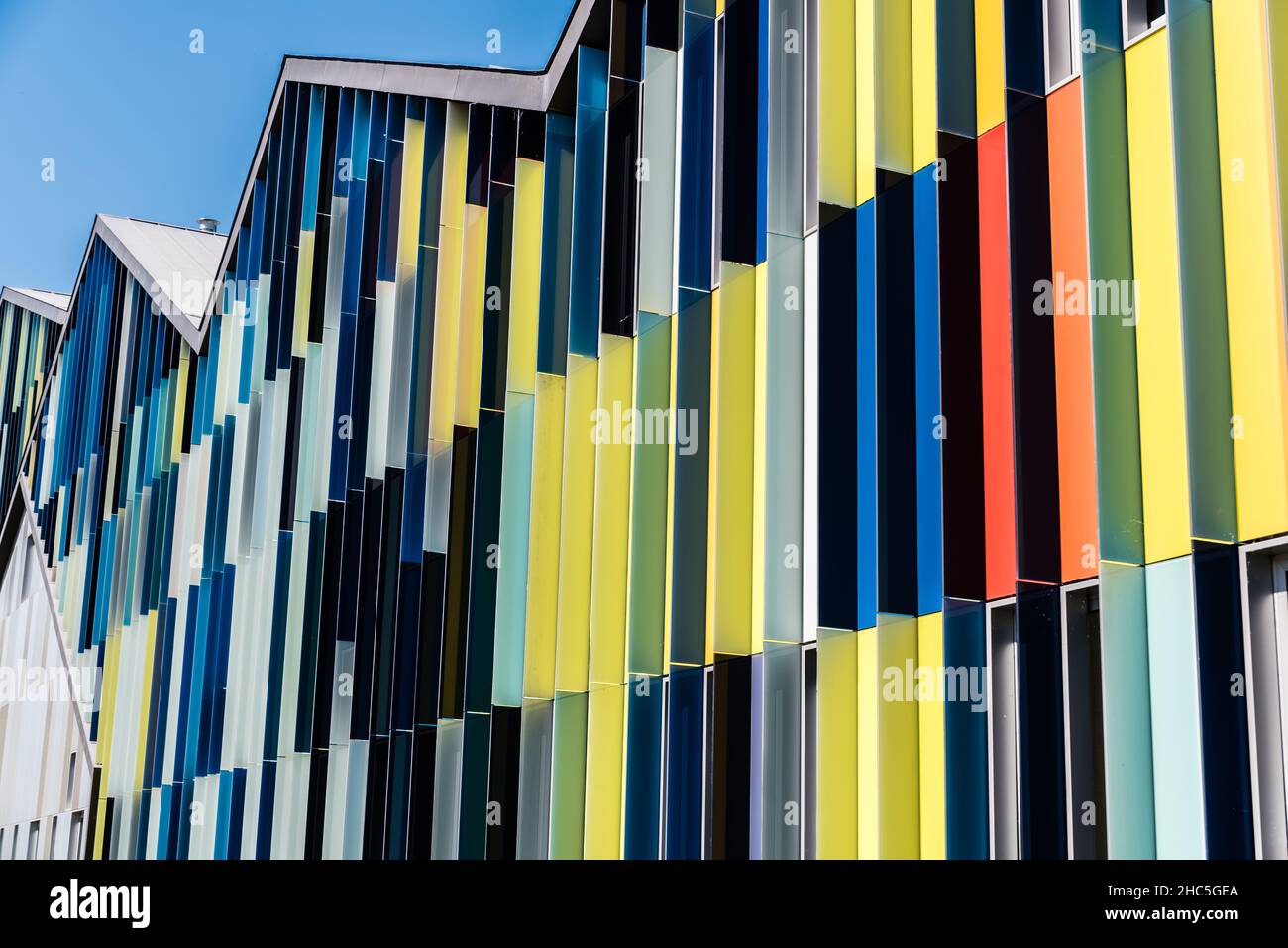 Dilbeek, Flemish Brabant Region, Belgium - 7 2 2021: abstract colors ...
